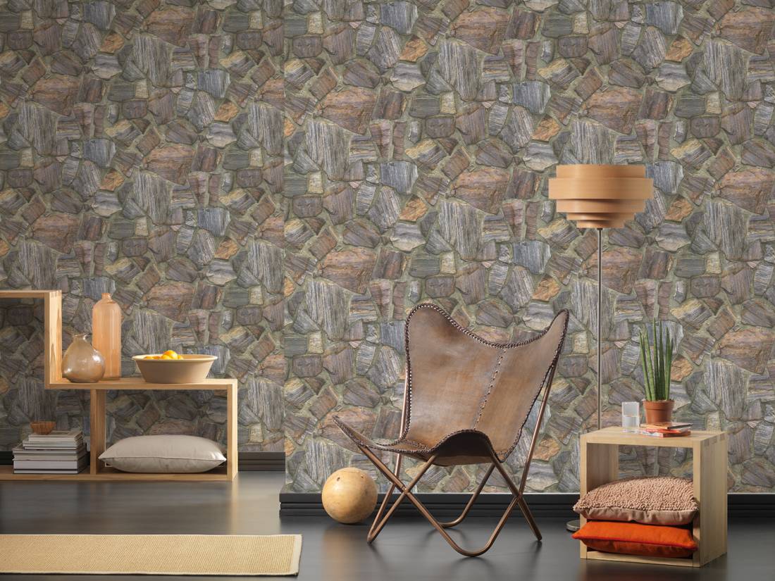 E-color - Tapety na zeď - Tapeta Best of Kámen a dřevo - Kameny slída